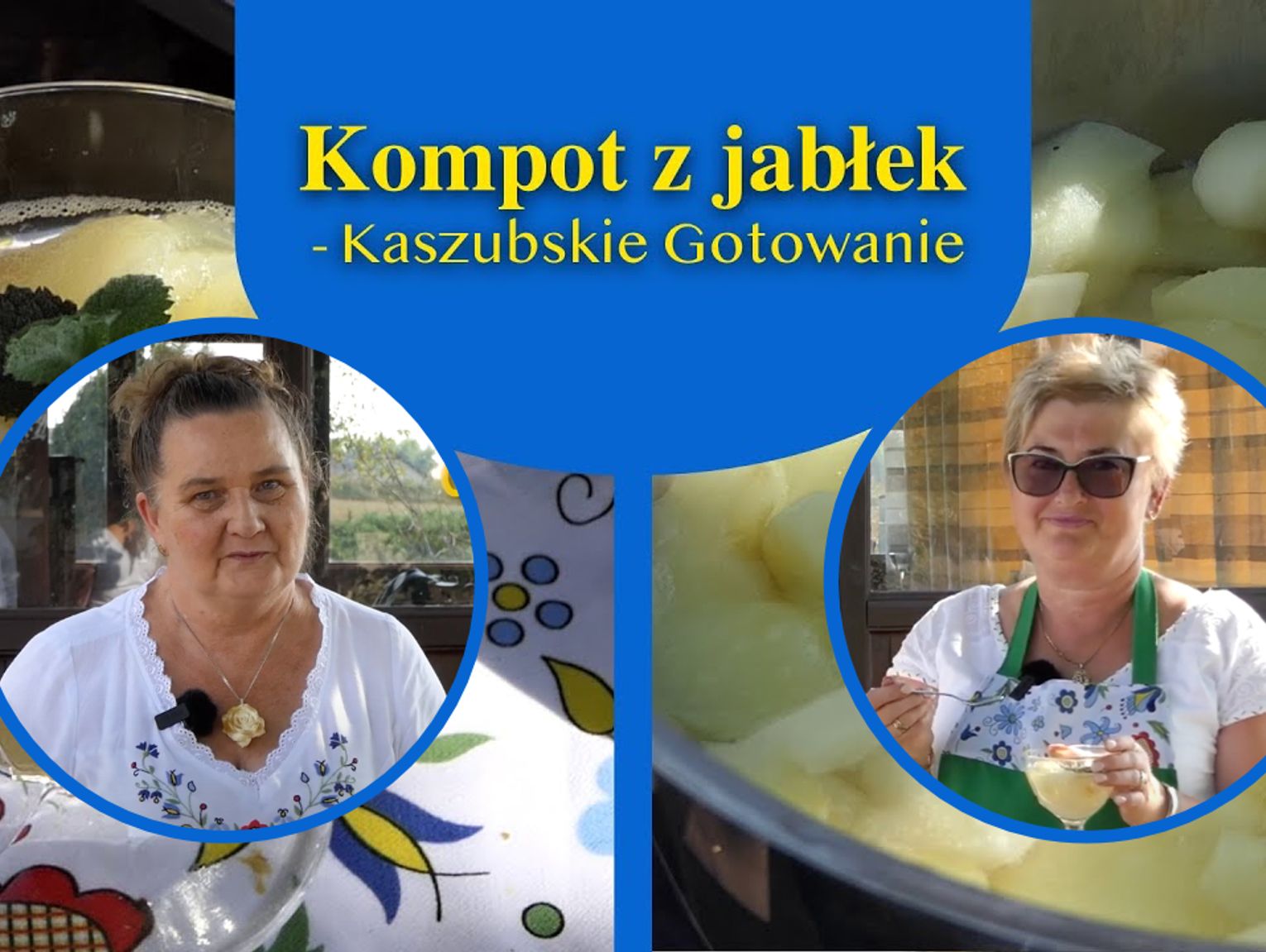 Pyszny kompot z jabłek - Kaszubskie Gotowanie