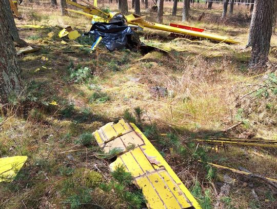 Tragedia w Borsku. Zginął pilot szybowca